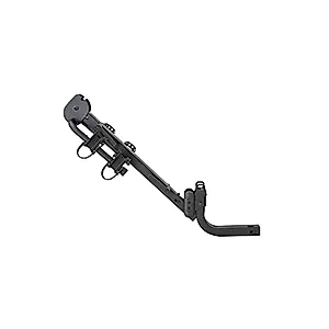 Rhino-Rack Take 2 Hitch Mount 2 Bike Carrier, Folds Out to Access Trunk or Hatch & Folds Down Easy When Not in Use, Heavy Duty with Adjustable Cradles, Black (RBC045)