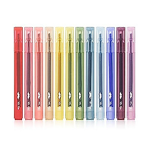 Mr. Pen- Aesthetic Highlighters, 12 pcs, Chisel Tip, Highlighters Assorted Colors, Bible Highlighters and Pens No Bleed, Cute Highlighters, No Bleed Highlighters for Bible Pages No Bleed