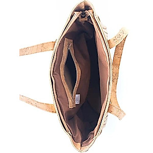 Handmade Vegan Portuguese Cork Purse Tote Bag for Women