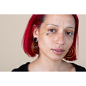 Pierced Owl 16G Implant Grade Titanium Rectangular Baguette CZ Crystal Lined Hoop Cartilage Helix Daith Rook Conch Hinged Segment Ring (Silver Tone, Diameter: 10mm)