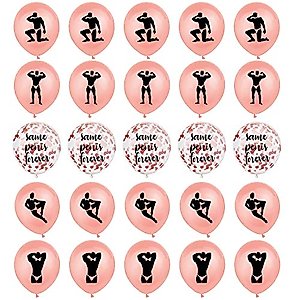 40Pcs Rose Gold Bachelorette Party Balloons, Bachelorette Party Decorations Set, Hen Party Decorations, Bridal Shower Decorations, Engagement Party Decorations Supplies Kit