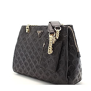 GUESS La Femme Girlfriend Shoulder Satchel, Black