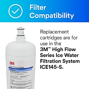 3M High Flow Series Replacement Cartridge HF45-S, 5613309, White