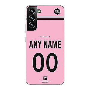 Football Phone Case Miami USA Customize Your Name and Number Silicone Transparent - Compatible iPhone and Samsung (Samsung Galaxy A04)