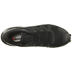 Salomon Speedcross 5 Trail Running Shoes for Men, Black/Black/Phantom, 11