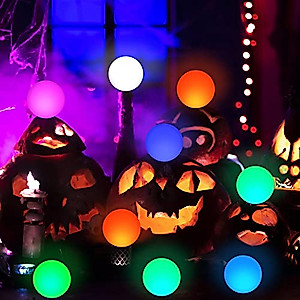 Floating Pool Lights,Rechargeable LED Color Changing Pool Lights That Float,3 Inch LED Pool Light with Remote & Hook for Swimming Pool Pond Spa Bath Garden,Hot Tub Accessories,Pool Party Decorations