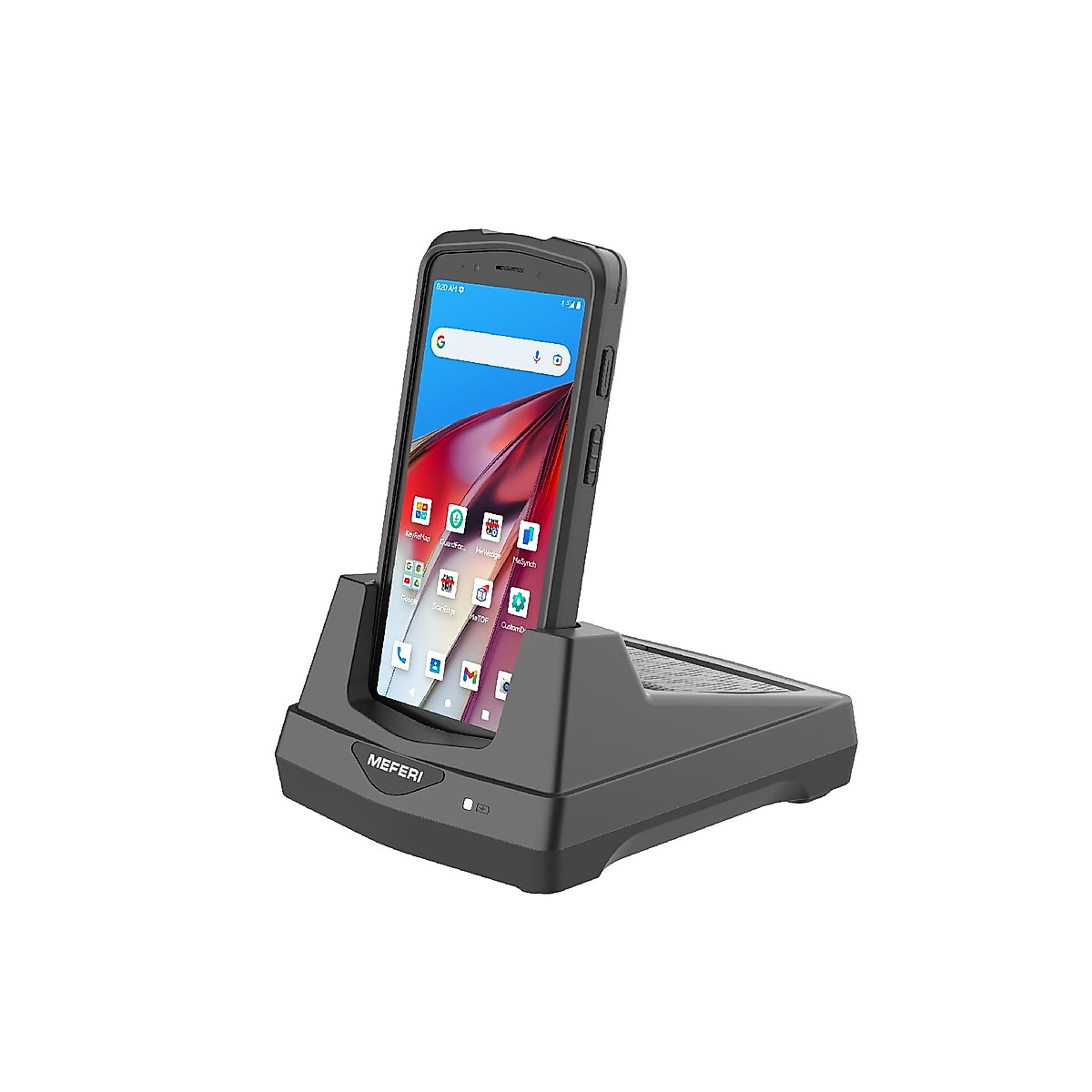 MEFERI ME61 Android Barcode Scanner with Charging Cradle, Equip Zebra SE4710 Scan Engine, PDA Handheld Mobile Computer, 1D 2D QR, Wi-Fi 4G BT GPS NFC, 6" Full-Screen, PDA for WMS