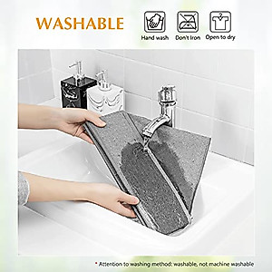 FYY Sock Underwear Drawer Organizer, 24 Cell Drawer Organizer Divider, Fabric Foldable Cabinet Closet Organizers Storage Boxes for Storing Socks, Underwear, Ties, Handkerchiefs, Gray