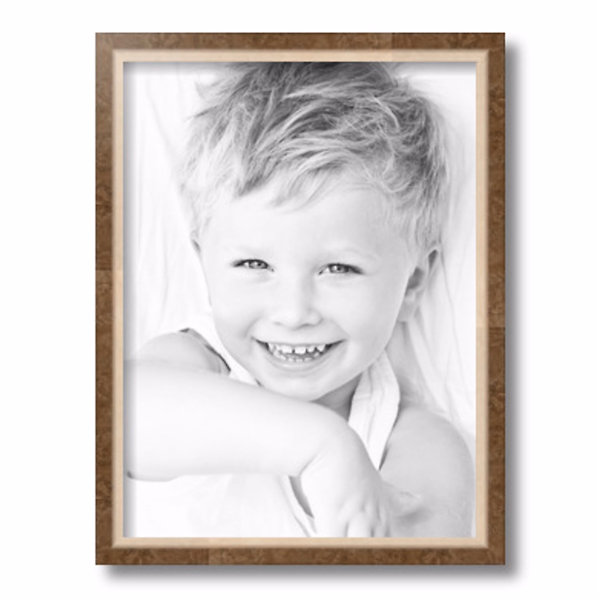 ArtToFrames 12x16 Inch Multi Picture Frame, This 0.94 Inch Custom Wood Poster Frame is Other - Comes with Foam Backing 3/16 inch and Regular Glass (FBPLE398402-12x16)