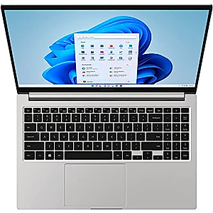 SAMSUNG [Windows 11] Galaxy Book 15.6" FHD Touchscreen Laptop, Intel Quad-Core i5-1135G7 (Beat i7-1065G7), 8GB LPDDR4X RAM, 256GB PCIe SSD, WiFi 6, Bluetooth, Webcam, Mystic Silver