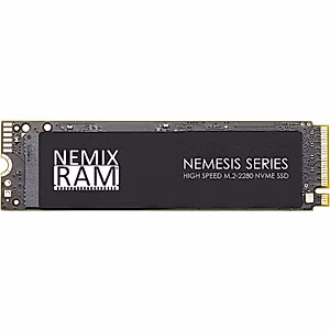 NEMIX RAM Nemesis Series 2TB M.2 2280 NVMe SSD for Playstation 5 & PC Gaming Machines Fastest Write Speeds up to 7415mbps Supports PCIe 4 (PCIe3 Backward Compatible)