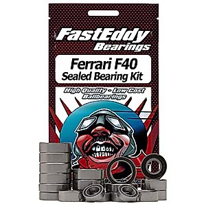 FastEddy Bearings Compatible with Tamiya Ferrari F40 (58088) Sealed Bearing Kit