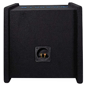 Rockville RV12.1C 600w 12" Loaded Car Subwoofer Enclosure+Mono Amplifier+Amp Kit,Black