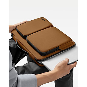tomtoc Laptop Shoulder Bag for 14-inch MacBook Pro M3/M2/M1 Pro/Max A2918 A2992 A2779 A2442 2023-2021, 13.5-14.4 Surface Laptop 6/5/Studio 2, Surface Book 3, 360 Protective Case Fit Asus VivoBook