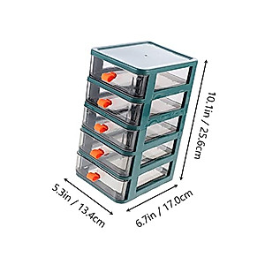 Holibanna 1 pc Box Case Inch X Makeup Clo Organiser Pp Shelf Care Dorm Counter Drawer Small Multi- Space Stands Drawers Stationary Sundries Multifunction with Unit Stationery Saving