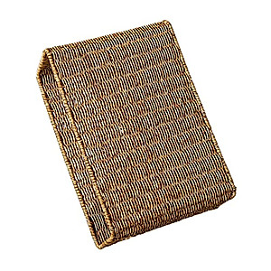 BIENKA Cabilock Magazine Storage Organizer Magazine Standing Rack Farmhouse Wicker File Basket Magazine Storage Clothes Basket Basket Magazine Holder Magazine Basket Magazine Basket