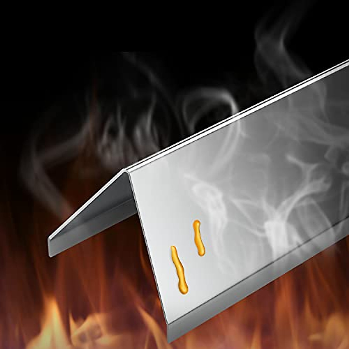 LS'BABQ 7635 15.3 Inch Flavorizer Bars for Weber Spirit 200 Series Gas Grills, Spirit E210, S210, E220, S220 Gas Grills with Front Control Knobs, Weber 7635 Gas Grills, Set of 3/15.3" x 3.5" x 2.5"