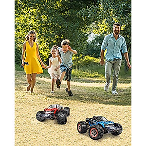Hosim 9155 46+ KMH 4WD High Speed RC Monster Trucks,1:12 Scale Large Size RC Cars for Adults Boys Kid, All Terrain RC OffRoad Car 40+Min Play Remote Control Car for Boy 2 Batteries|6 Oil Filled Shocks