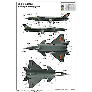 Trumpeter 1/72 Chinese J20 Fighter