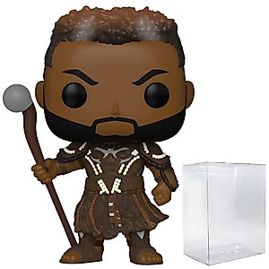 POP Marvel: Black Panther: Wakanda Forever - M'Baku Funko Vinyl Figure (Bundled with Compatible Box Protector Case), Multicolored, 3.75 inches