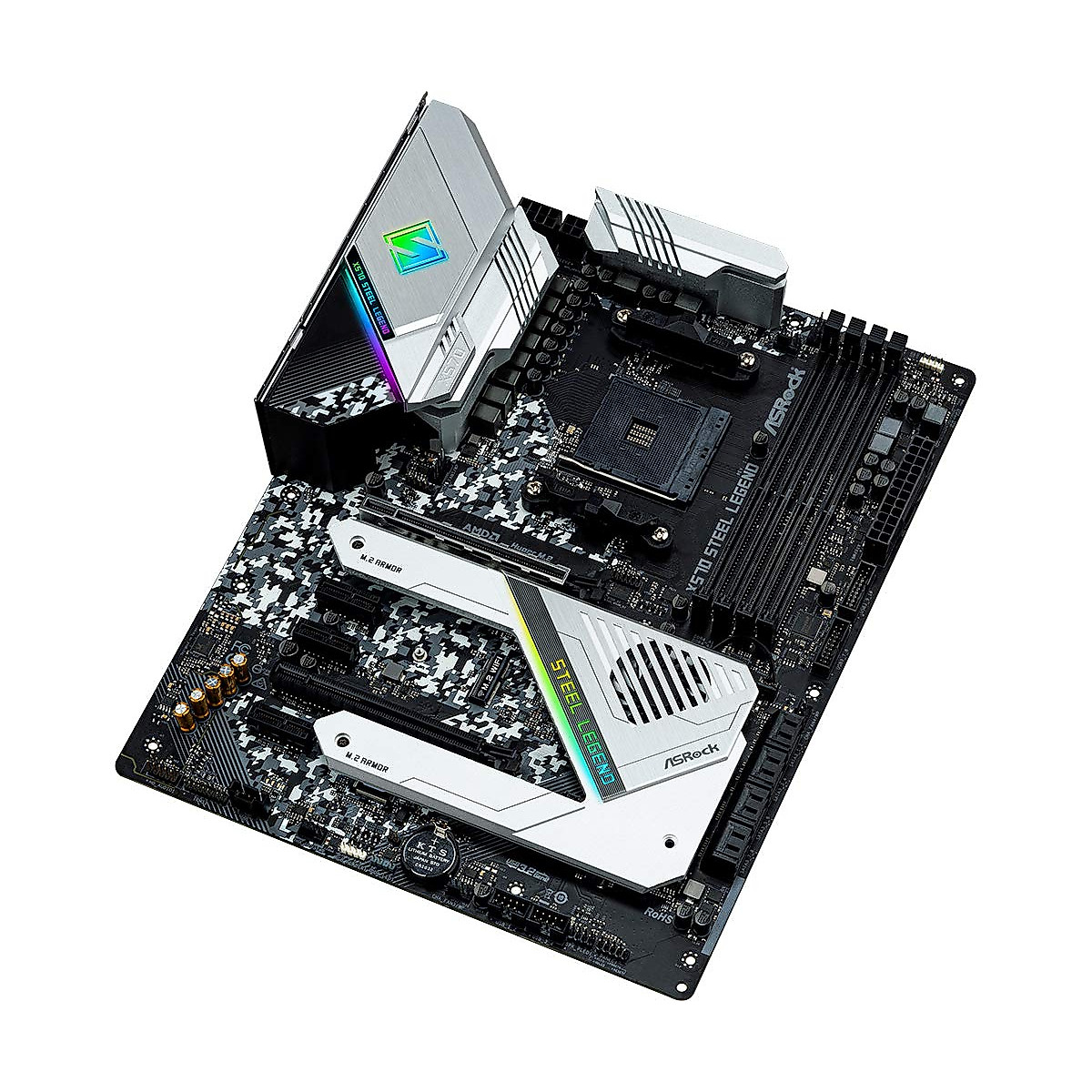 ASRock AM4/X570 Steel Legend/4DDR4/HDMI/DP/R45 Motherboard