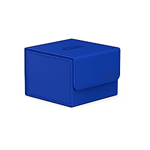 Ultimate Guard Sidewinder 133+, Deck Box for 133 Double-Sleeved TCG Cards, Blue, Magnetic Closure & Microfiber Inner Lining for Secure Storage