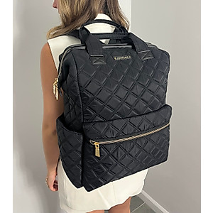 JOAN & DAVID DIAMOND QUILTED FRAME BACKPACK
