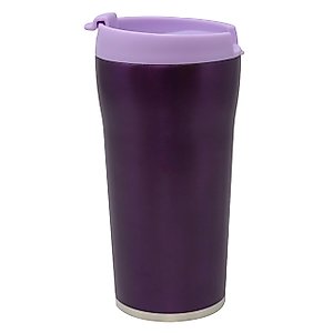 MIRA 12 oz Coffee Travel Mug - Stainless Steel Insulated Tumbler with Leak-Proof Lid - Hot & Cold Cup - Iris