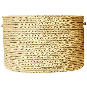 Colonial Mills Boca Raton Pale Banana Utility Basket 18in x 12in