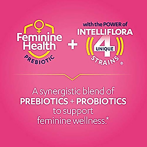 AZO Dual Protection | Urinary + Vaginal Support* | Prebiotic Plus Clinically Proven Women's Probiotic | Starts Working Within 24 Hours | Non-GMO | 30 Count