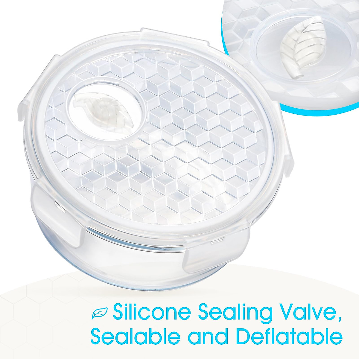 NUTRIUPS 0.9L/30 Oz Glass Food Storage Container, Small Food Storage Container with Leakproof Airtight Lids, Meal Prep Containters -Microwave Safe & Oven Safe (NOT THE LIDS)-Round