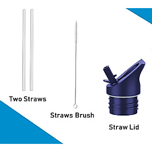 H2OBotté Kids Water Bottle for School - 12oz (Straw Lid), Reusable, leakproof Insulated Stainless Steel Reusable Water bottle for Girls, Boys (Solar Trek)