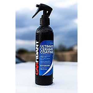 Carfidant Scratch & Swirl Remover + Ceramic Coating Spray - Polish & Paint Restorer, Repair Scratches & Seal Paint with Ceramic Car Wax Spray