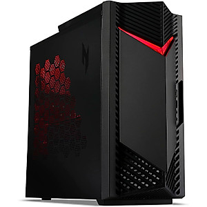Acer Nitro 50 N50-650-UR13 Gaming Desktop | 13th Gen Intel Core i5-13400F 10-Core Processor | NVIDIA GeForce RTX 3060 | 16GB 3200MHz DDR4 | 512GB SSD | 1TB HDD | Intel Wi-Fi 6E AX211 | Windows 11 Home