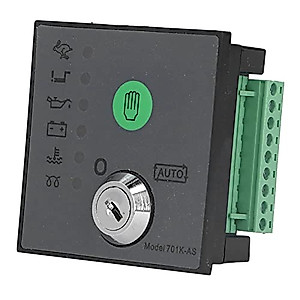 ViaGasaFamido Diesel Generator Set DSE701K AS Controller Module Automatic 5 Protection Generator Genset Controller DC835V Replacement Deep Sea Self Starting Control Module