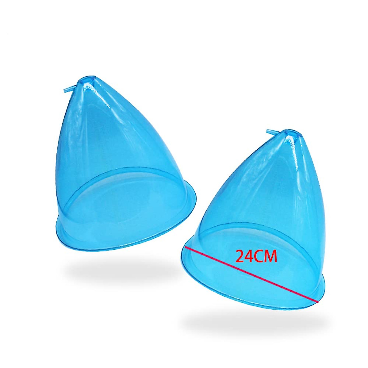 Unsvorns 210ml Vacuum Cups - Vacuum Cupping Machine Accessories - Extra-Large XXXL Vacuum Therapy Butt Suction Cups with Y-Hose