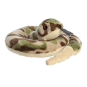 Aurora® Adorable Mini Flopsie™ Slick Snake™ Stuffed Animal - Playful Ease - Timeless Companions - Green 8 Inches