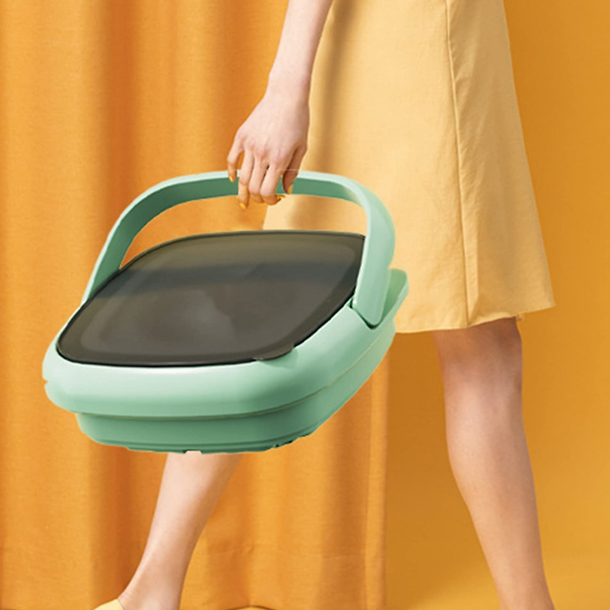 YEmirth Portable Washing Machine Mini Washer with 3 Modes Deep Cleaning Half Automatic Washt, Socks, Baby Clothes, Towels, Delicate Items(A1) (D1)