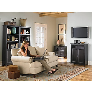 Sauder Edge Water Lateral File, Estate Black finish