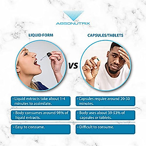 Absonutrix Oil of Oregano 43 mg, 540 Servings, 2 Oz Bottle, High Bioavailability, 85% Carvacrol oil, Quick Absorption, Potent Ingredients, Cruelty-Free, Third-Party Tested, Non-GMO, Made in USA