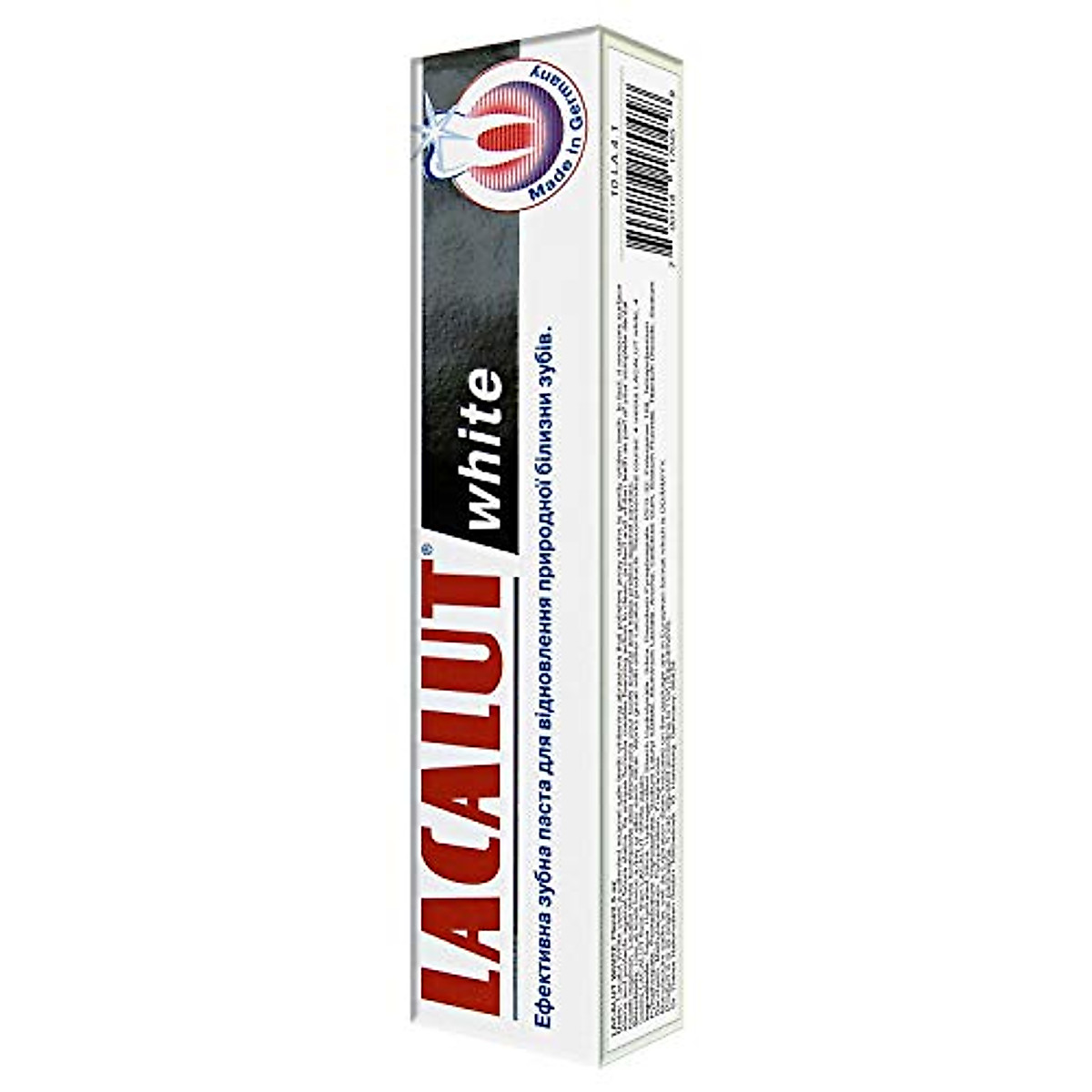 Lacalut White 75ml/2.5oz Madical Grade Toothpaste (2 Value Pack)