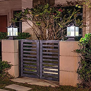 ZPTECH Outdoor wall light Outdoor Light Post Lamp Solar Lamp Column Lights Super Bright Patio Lights Aluminum Pole Light Home Outdoor Villa Waterproof Simple Garden Lights Wall Light Path Light Hangin