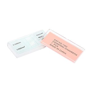 Improved Neubauer Hemocytometer Blood Cell Count Plate Glass Microscope Slide Coverslip Counting Chambers