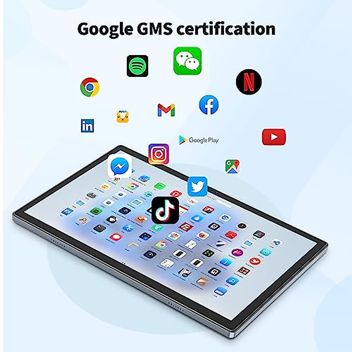 Android Tablet, 10 Inch Android 12 Tablet, 8GB RAM 128GB ROM, 1TB Expand, Android Tablet with 5G WiFi, 4G/LTE, 8000 mAh Battery, Dual Camera, Bluetooth 5.0, FHD IPS Touch Screen, GPS, GMS Certified