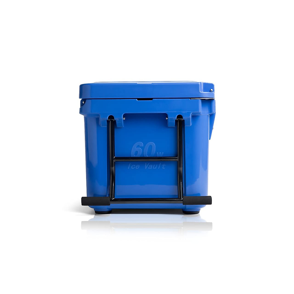 Blue Coolers Ice Vault – 60 Quart, Roto-Molded Ice Cooler with Wheels | Large Ice Chest Holds Ice up to 10 Days | Trademark Blue
