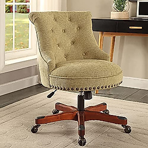 Linon Office Chair, Brown