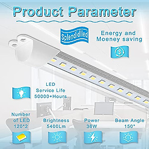 4FT LED Retrofit Kit,Recessed Fluorescent Light Retrofit Super Bright LED Light,Panel Light,Troffer Quick Repair and Retrofit LED Kit,No Professional Tools Required,36w,5000K White Light (4 Pack)