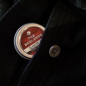 Smoky Cedar & Campfire Solid Cologne Balm - The Badlands Scent, by Outlaw - 1 oz wax Men's or Women's Scent