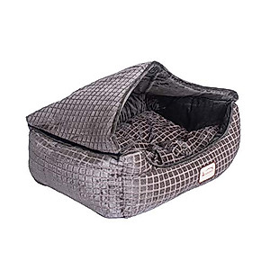 Armarkat 24" Bronze & Silver 2016 Cat Bed,18''Lx24''Wx13''H,C34HHG/SH