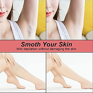 Crystal Hair Eraser for Women and Men, Crystal Hair Remover Painless Exfoliation, Magic Hair Eraser for Back Arms Leg, Portable mild Hair Remover, Reusable & Washable(Pink)